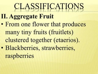 Fruits: Parts and Classification | PPTX