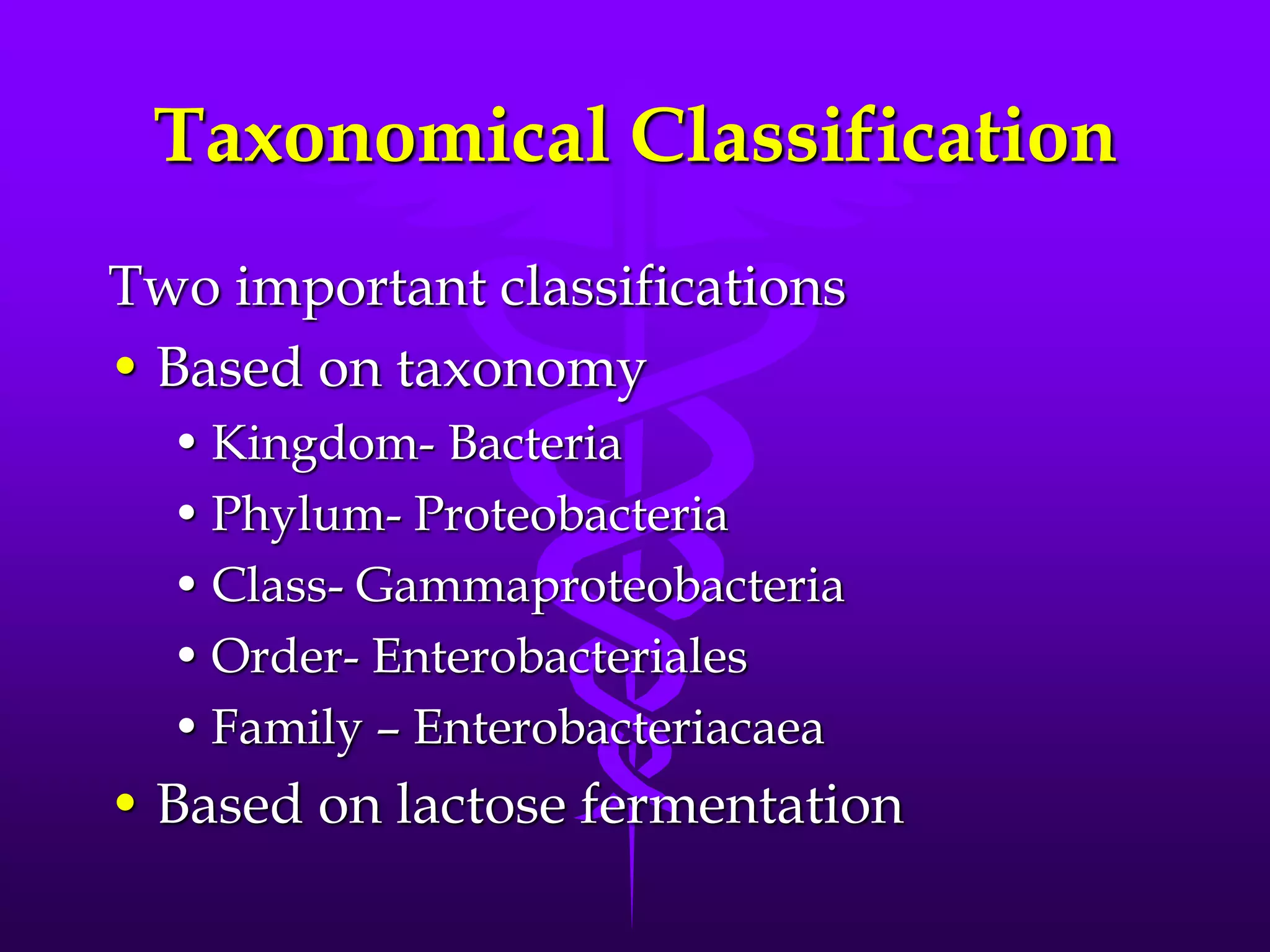 16. enterobacteriaceae | PPTX