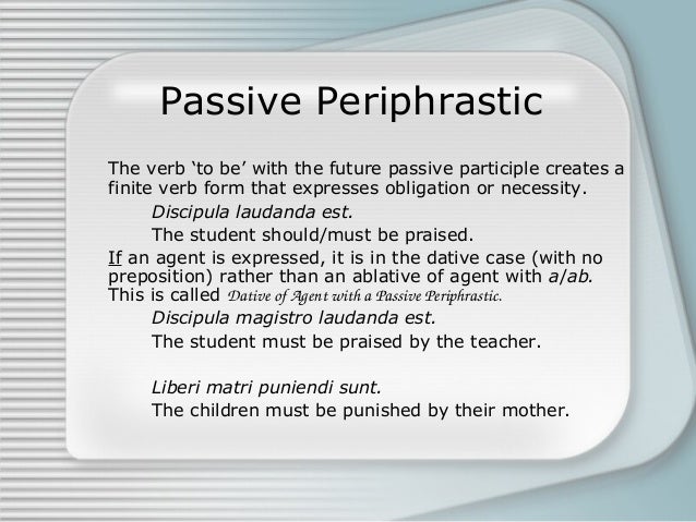 16. future passive participle, gerunds, gerundives, and the passive p…