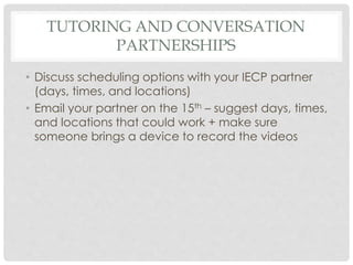 16. conversation starters, adjective clauses, vocabulary, partnerships ...