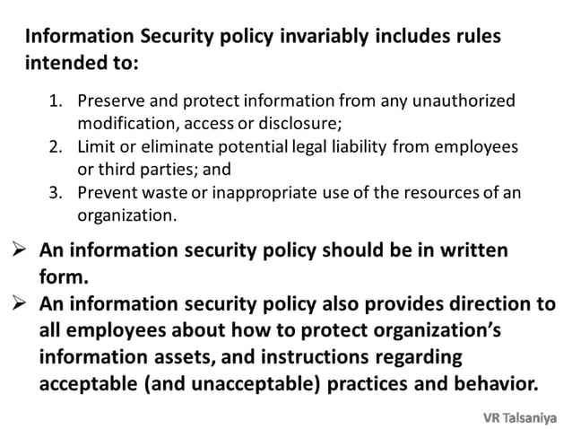 Protection of Information System & Types of Controls | PPTX | Business ...