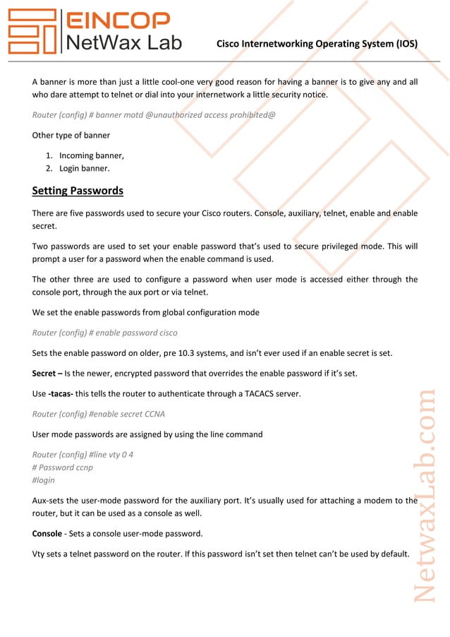 Cisco Internetworking Operating System Ios Pdf