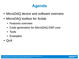 ScilabTEC 2015 - Embedded Solutions | PPT