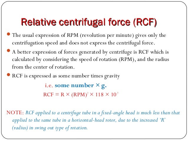 Centrifugation