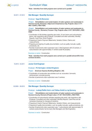 Ionut NECHITA - CV | PDF