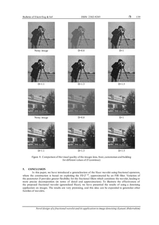 Novel design of a fractional wavelet and its application to image denoising | PDF