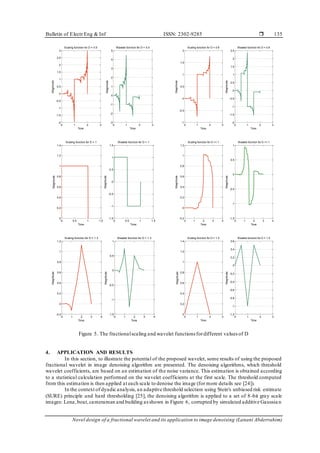Novel design of a fractional wavelet and its application to image denoising | PDF