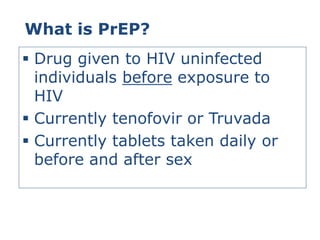 PrEP and ChemSex: Looking forward | PPTX