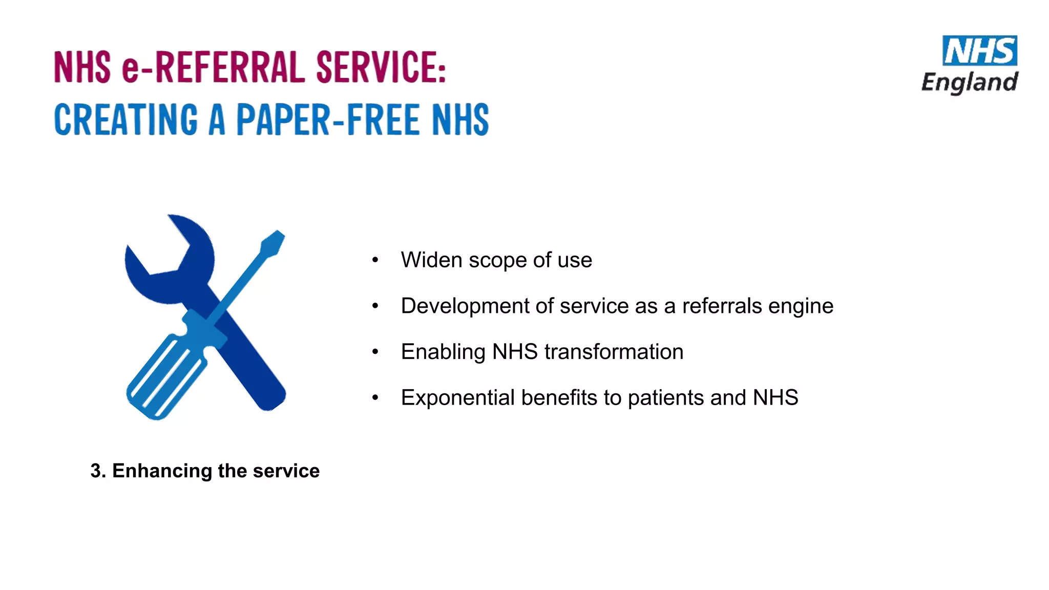 Latest innovations for the e-Referral Service | PPTX