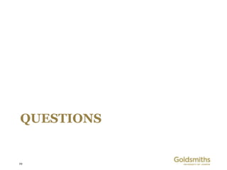 David Swayne - Chief Information Officer, Goldsmiths - University of ...