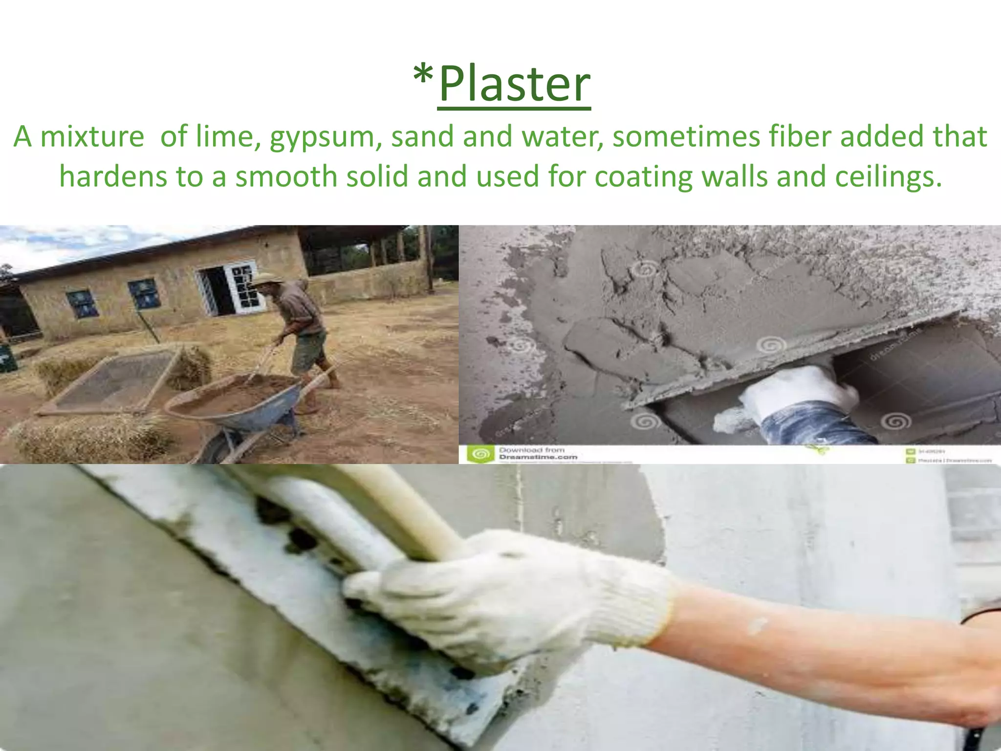 16. finshing material paints wallpapers plasters | PPTX