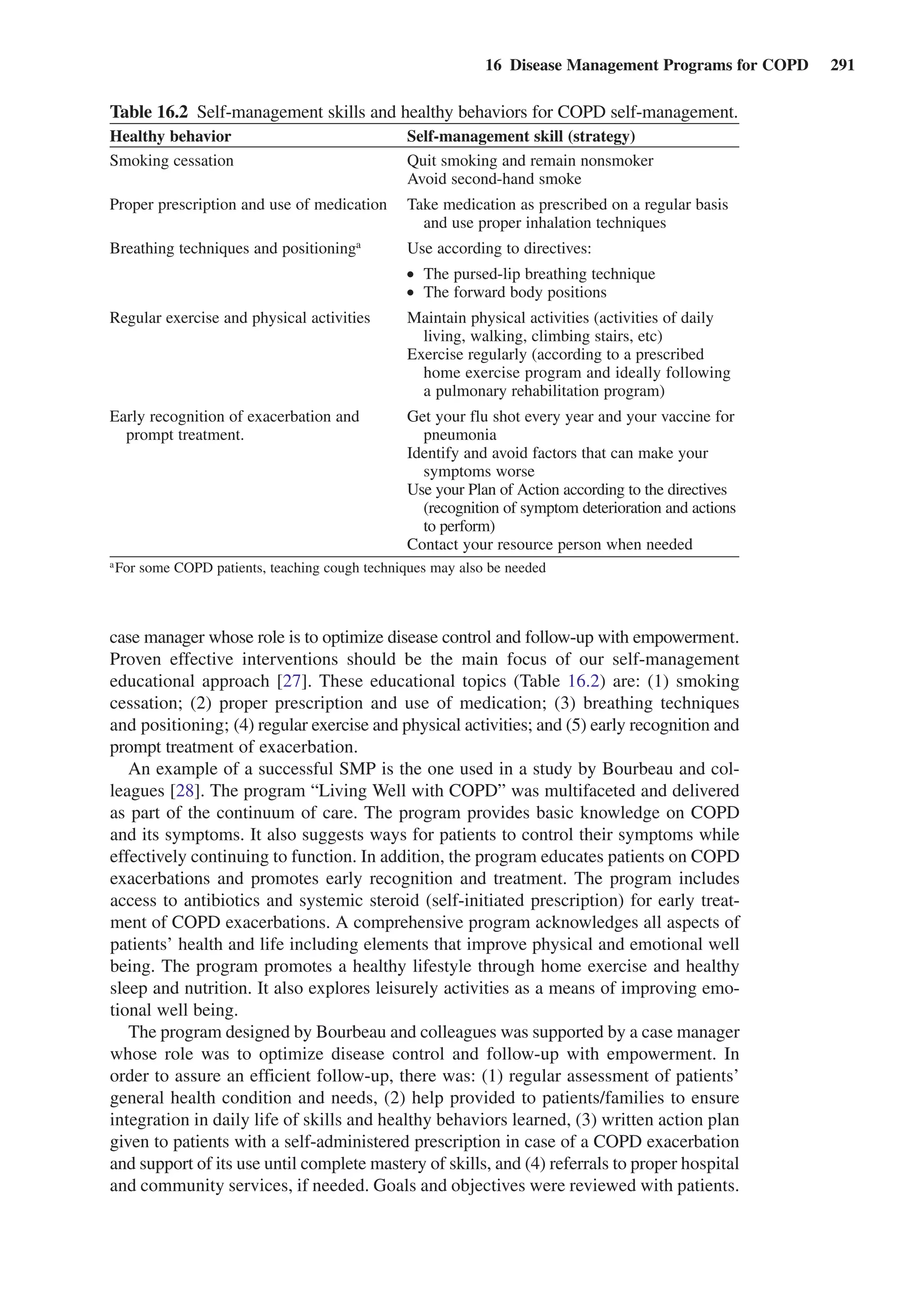 DISEASE MANAGEMENT PROGRAM FOR COPD _ 16 | PDF | Physical Therapy ...