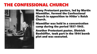 HISTORY YEAR 10: OPPOSITION TO HITLER AND NAZIS | PPT