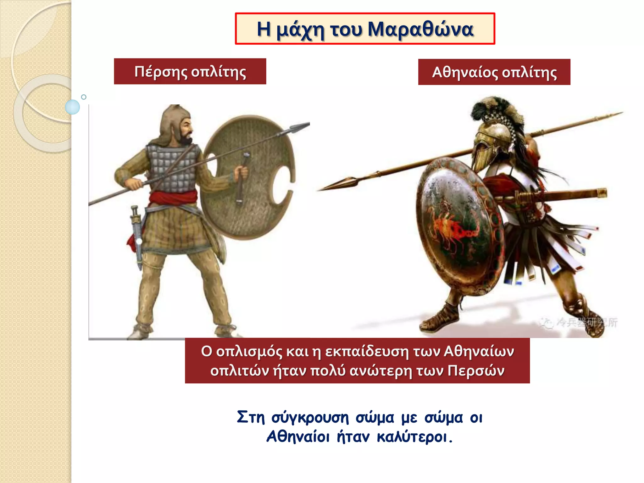 16. Ο περσικός κίνδυνος Η μάχη του Μαραθώνα (Δ΄) | PPTX