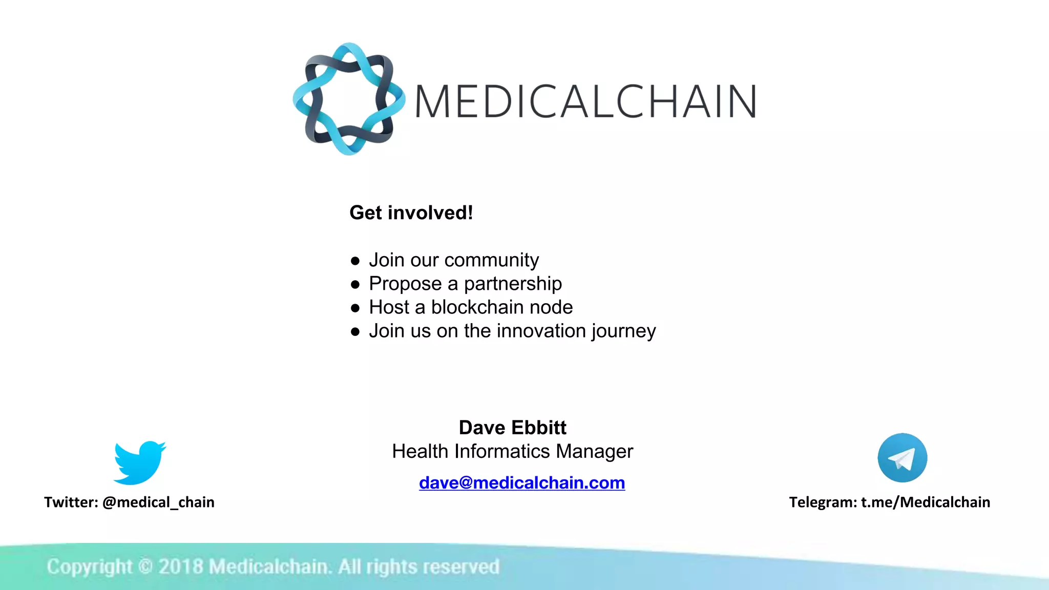 Medicalchain - ECO 15: Digital connectivity in healthcare | PPT
