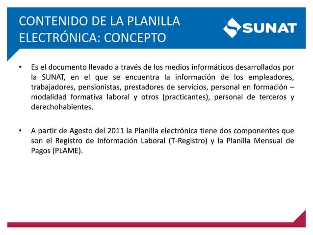 PLANILLA ELECTRÓNICA: T-REGISTRO Y PLAME | PDF