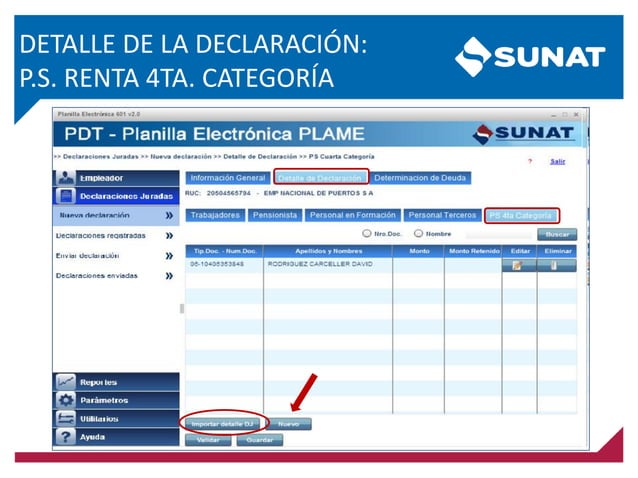 PLANILLA ELECTRÓNICA: T-REGISTRO Y PLAME | PDF