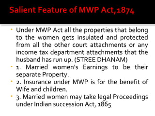 16. the married women's property act,1874 gp2 | PPT