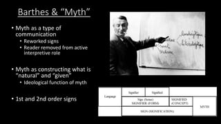16. barthes & hall | PPTX