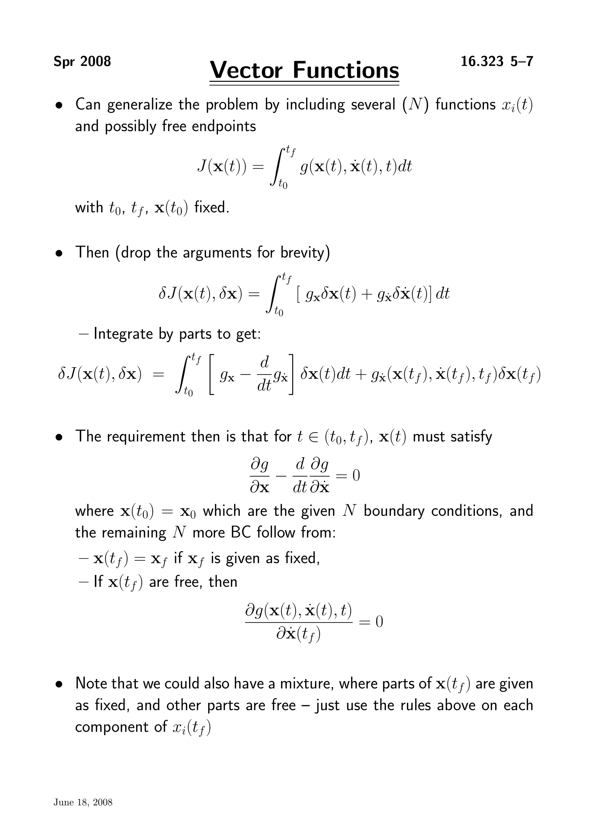 optimal control principle slided | PDF