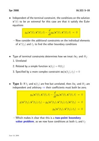 optimal control principle slided | PDF