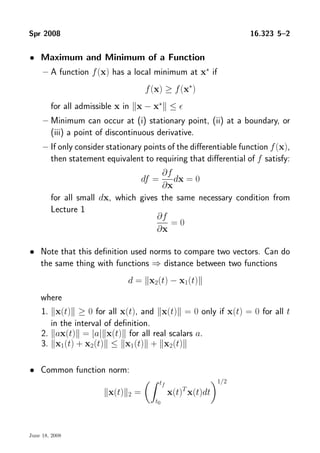 optimal control principle slided | PDF