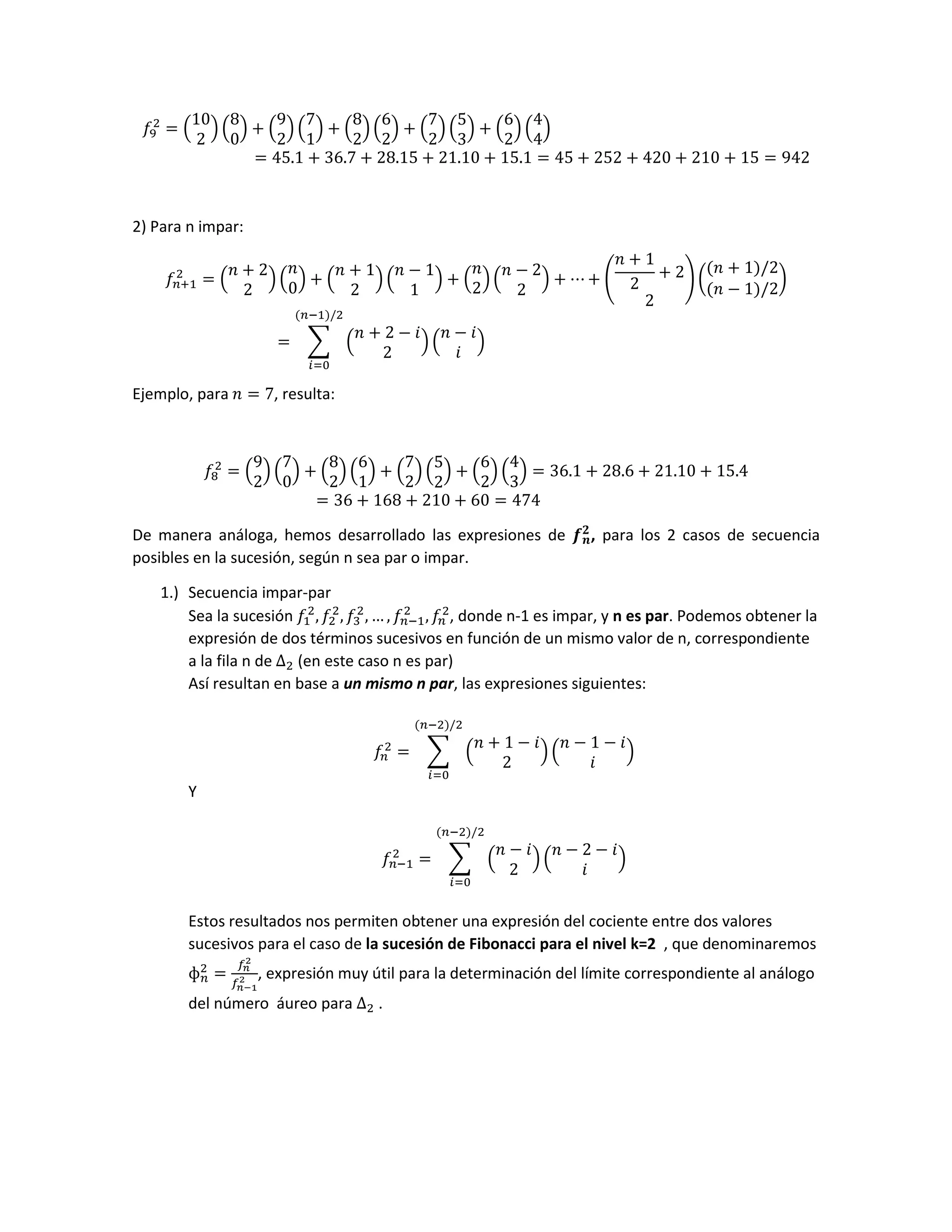 Fibonacci y el numero aureo en el prisma combinatorio | PDF | Physics ...