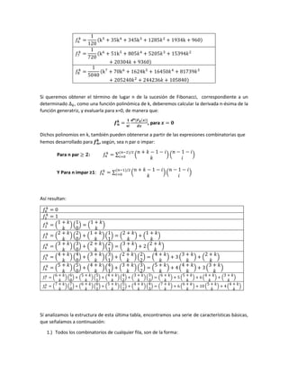Fibonacci y el numero aureo en el prisma combinatorio | PDF