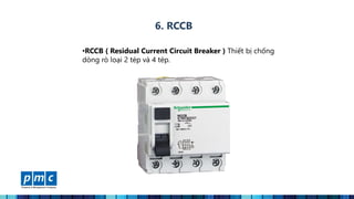 TÌM HIỂU TÊN GỌI ACB, VCB, MCB, RCCB, RCBO, ELCB, RCD | PPTX