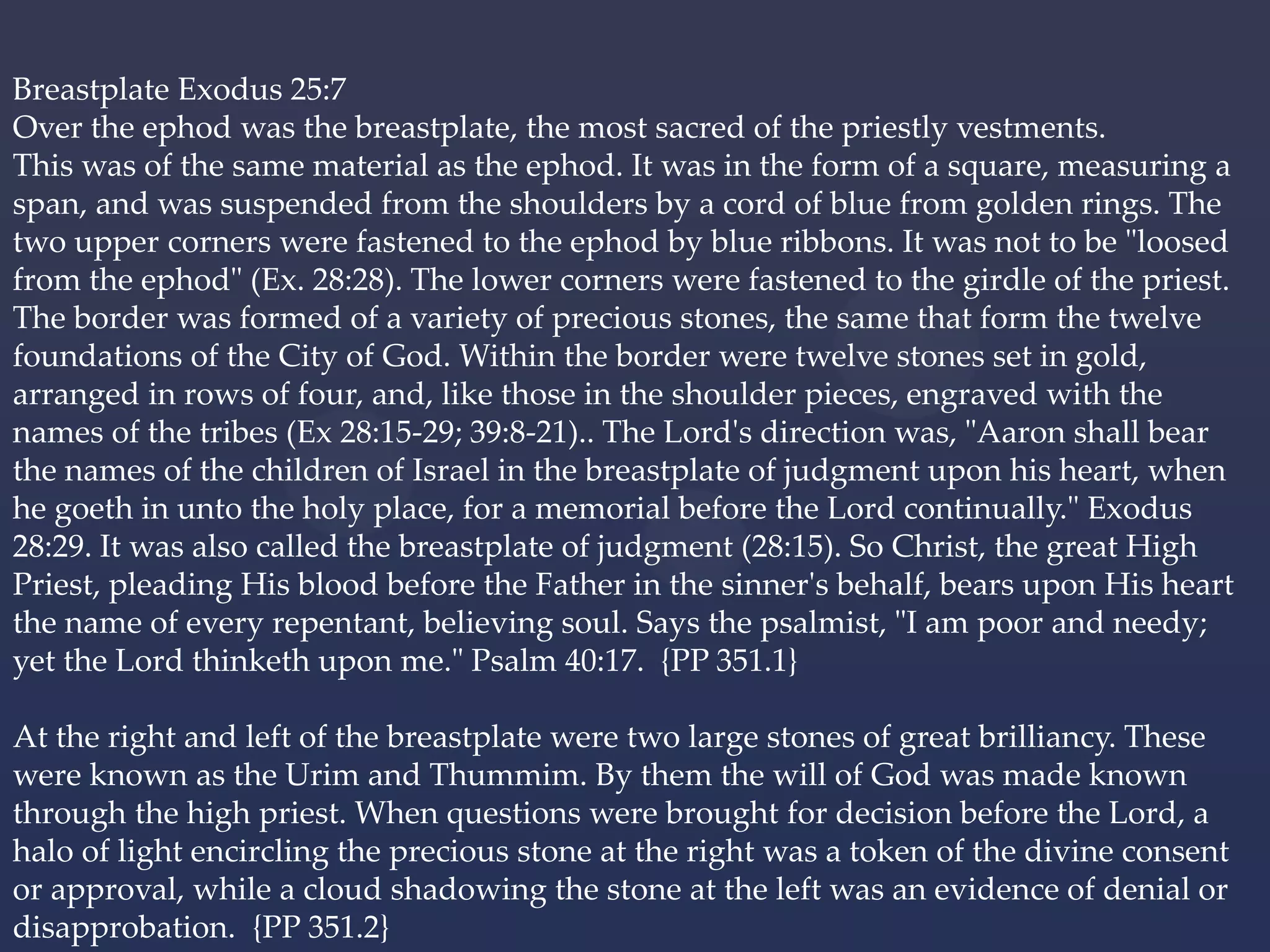 16. the garments of the high priest | PDF