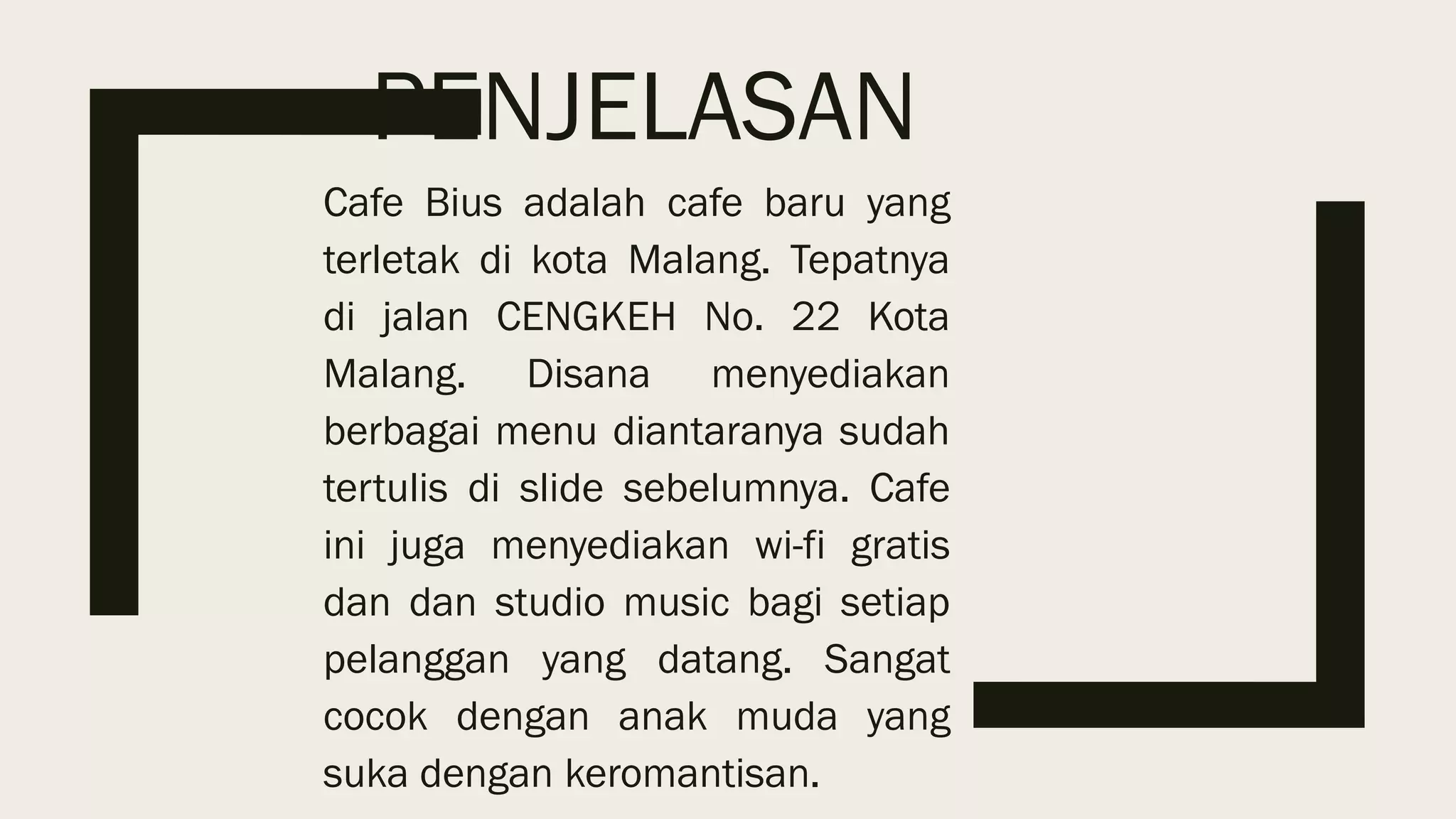 cafe apik cafe bius | PDF