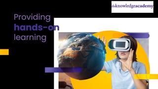 Uses of AR in education | The Knowledge Academy | PDF
