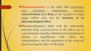 Pharmacokinetic and pharmacodynamic correlation | PPTX