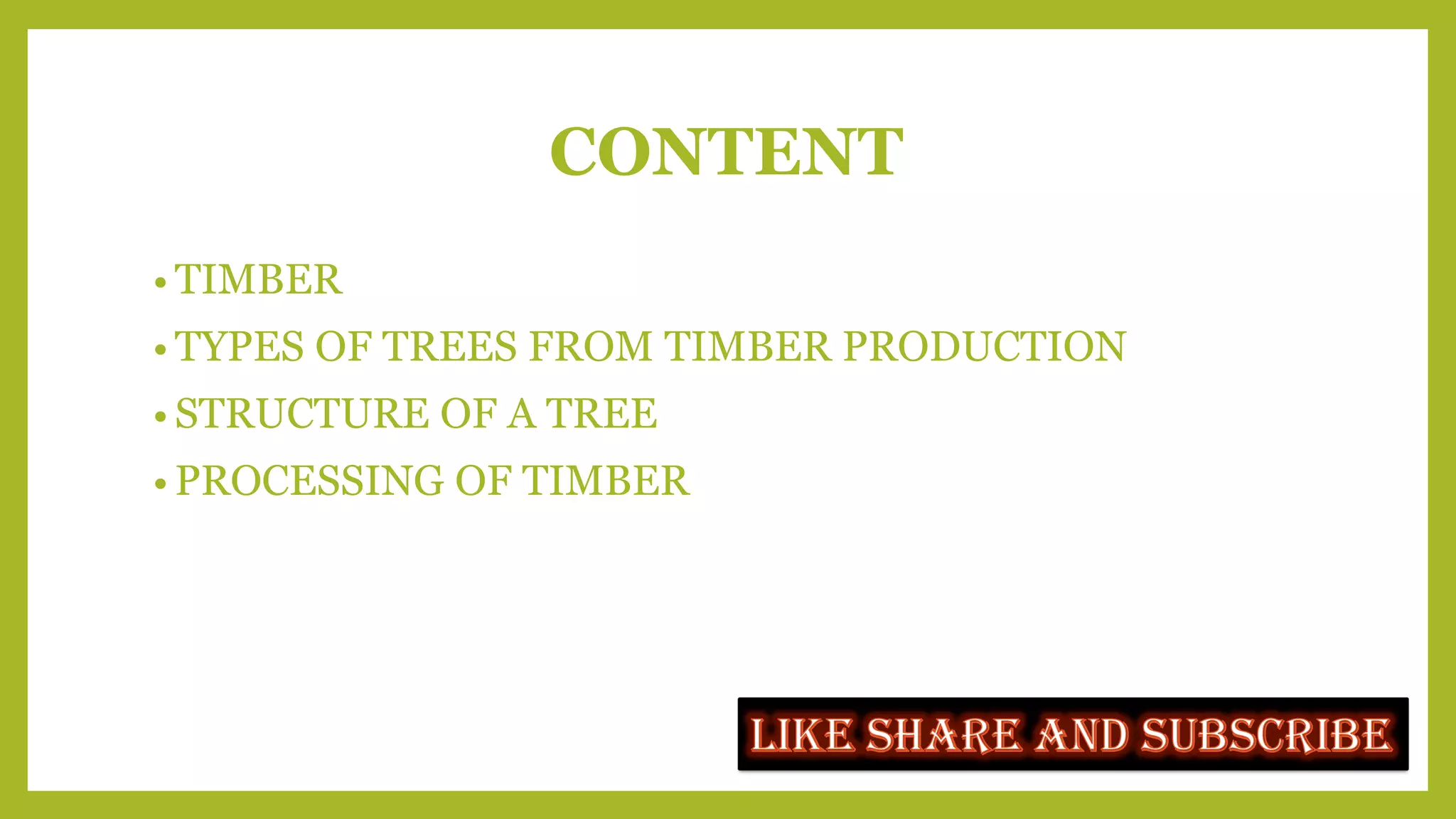 Timber | PDF