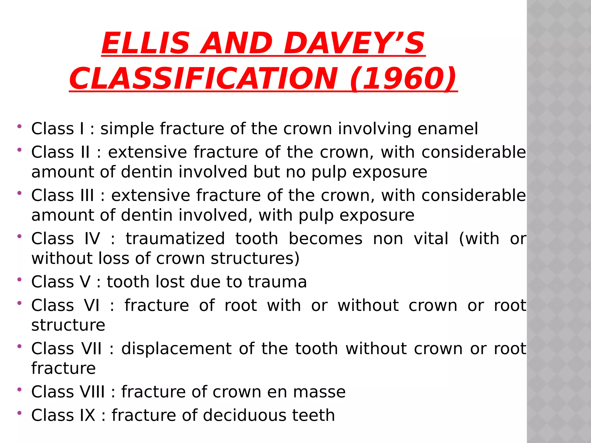 traumatic injuries to teeth | PDF