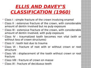 traumatic injuries to teeth | PPT