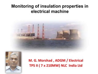 insulation monitoring in electrical machine | PPTX
