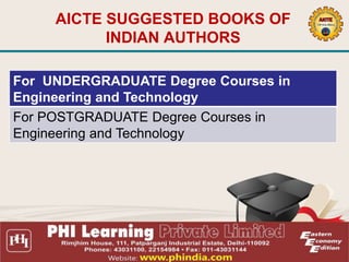 AICTE Recommended PHI Textbooks | PPT