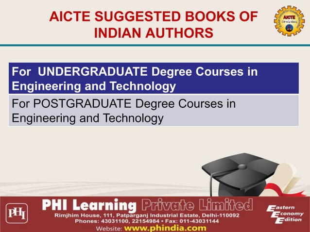 AICTE Recommended PHI Textbooks | PPT