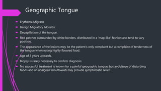 Diseases of the Lips, Swellings of the Face and Neck | PPTX