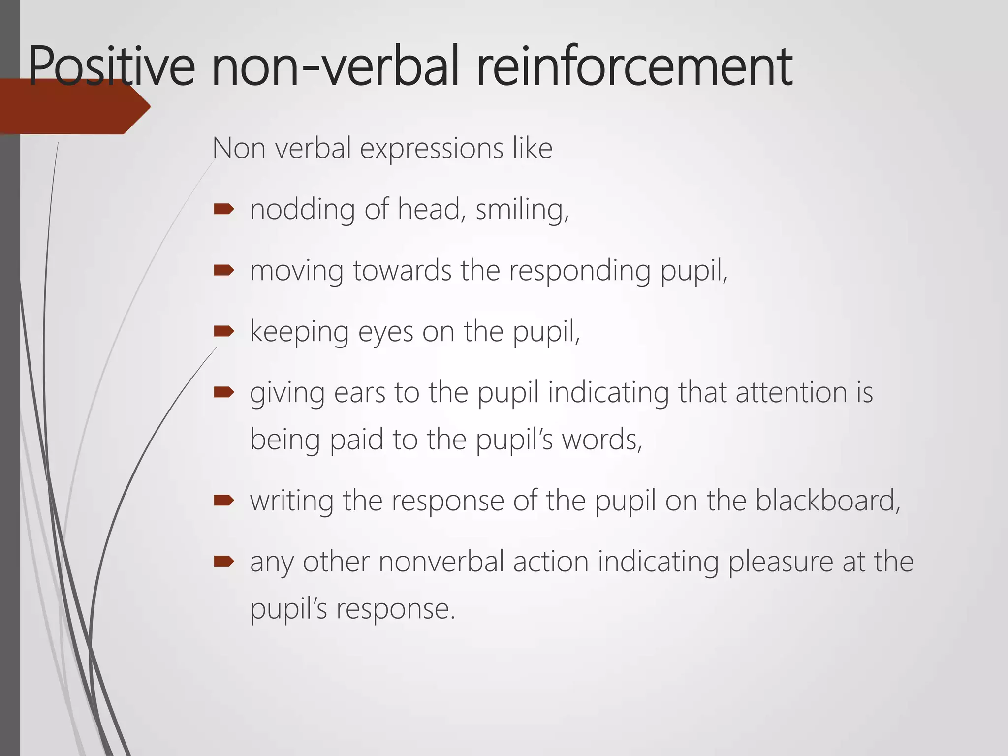 Micro teaching skills - Skill of reinforcement | PPSX