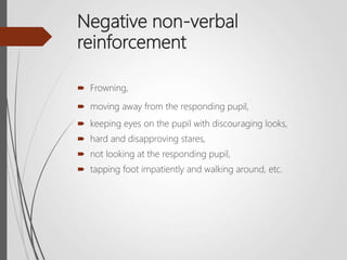 Micro teaching skills - Skill of reinforcement | PPSX