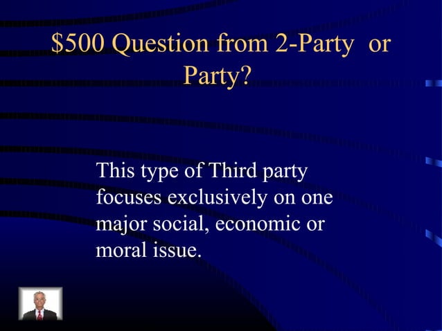 16.2012.political parties jeopardy | PPT