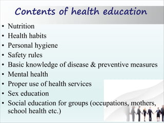 Health Education | PDF