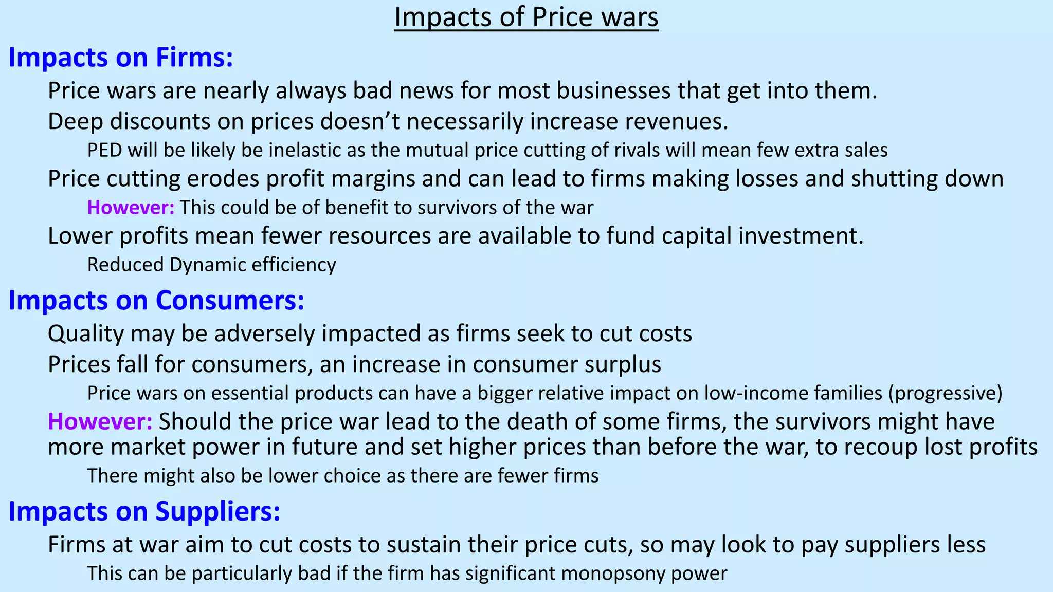 Price Wars | PPTX