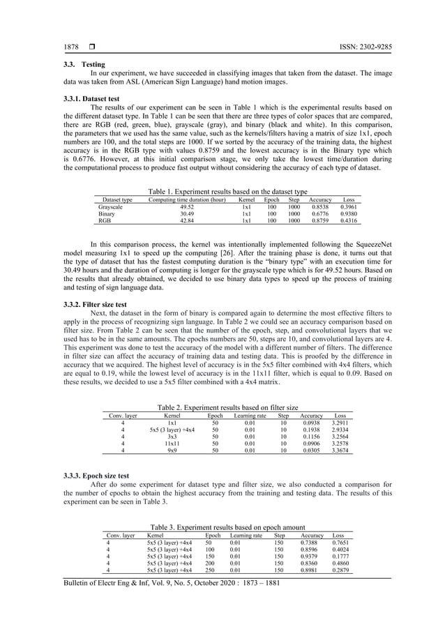 Deep convolutional neural network for hand sign language recognition using model E | PDF