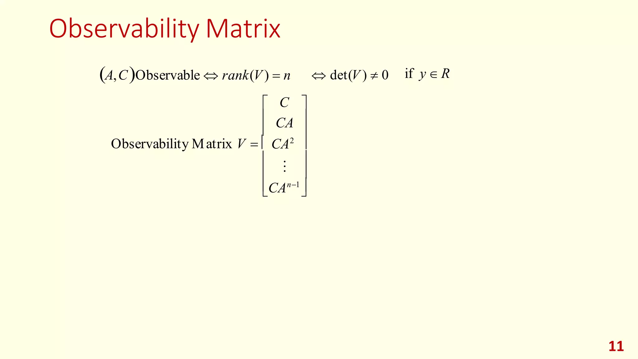 State Space Representation State Space Model Controllability And