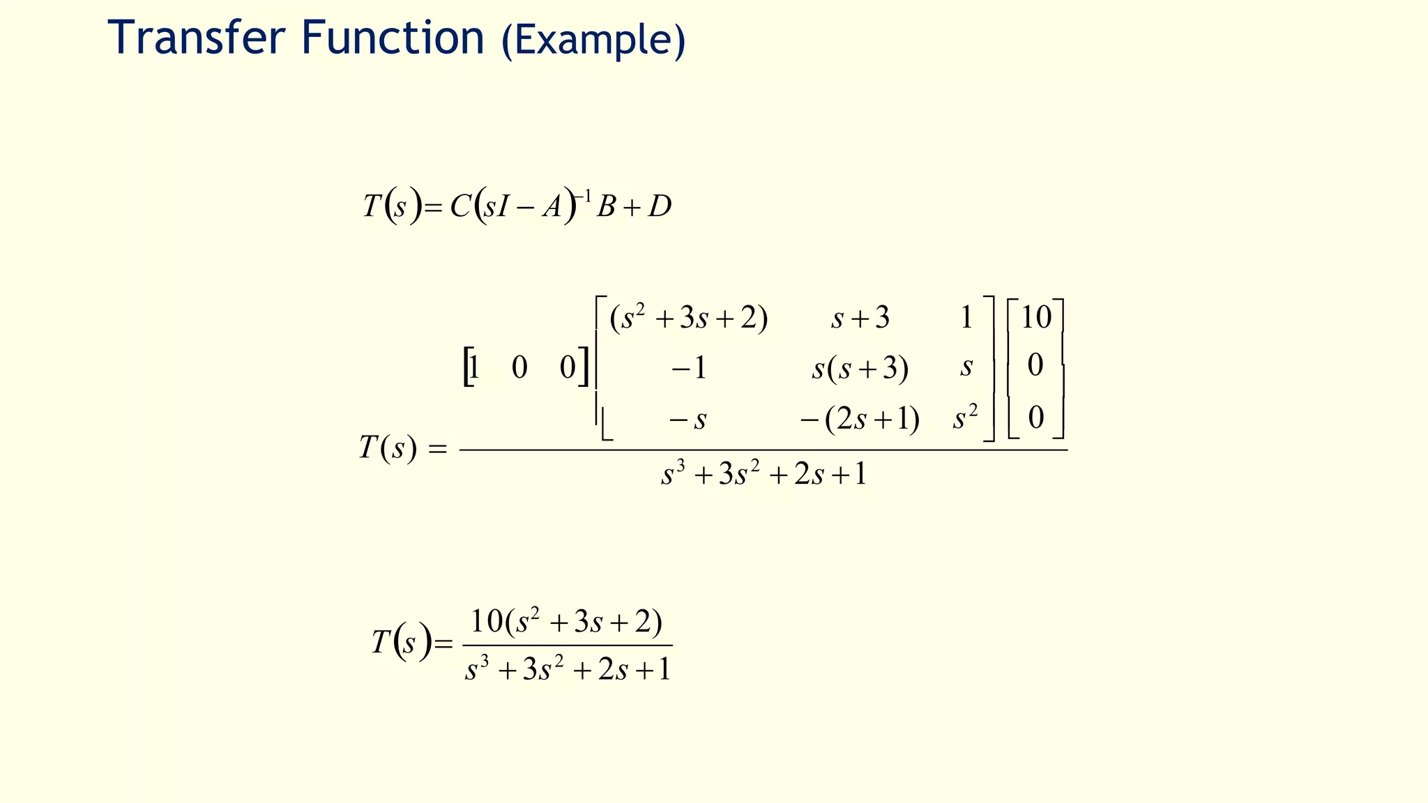 State Space Representationstate Space Model Controllability And