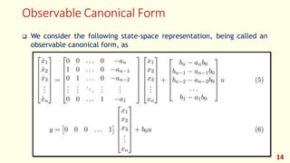 state space representation,State Space Model Controllability and Observability Derive Transfer ...