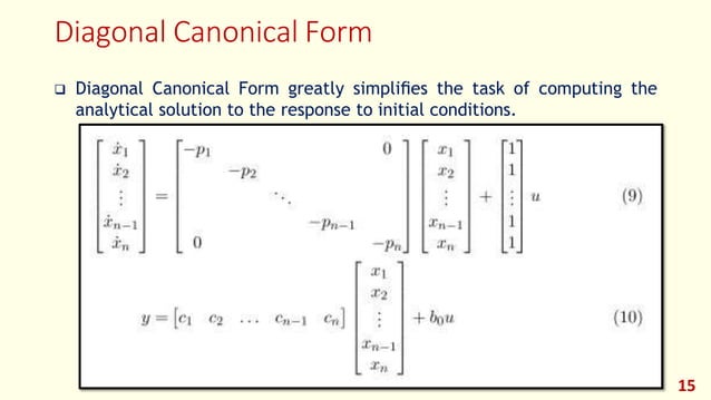 State Space Representation State Space Model Controllability And Observability Derive Transfer